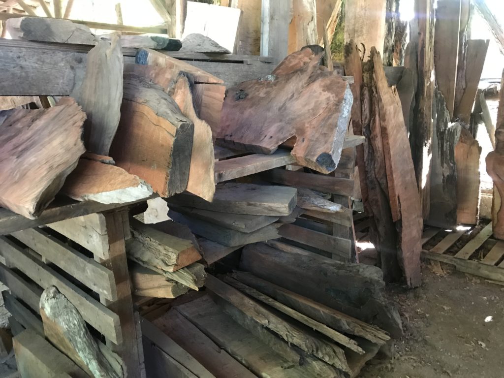 Redwood Slabs - It's a Burl